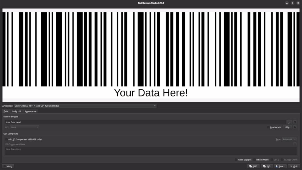 Zint Barcode Studio Review - Ojambo