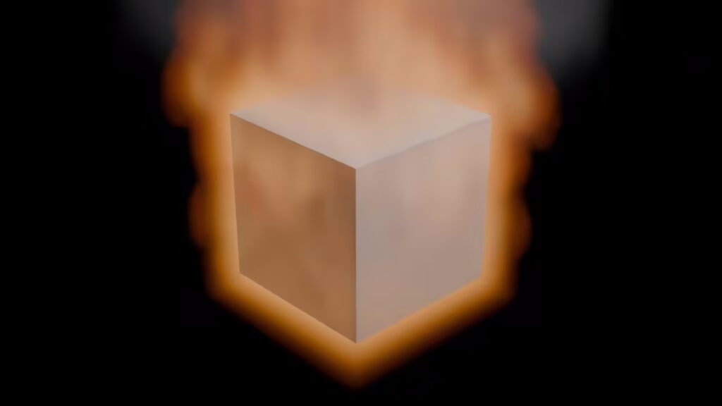 Generate Blender Cube Fire Animation Using Python - Ojambo